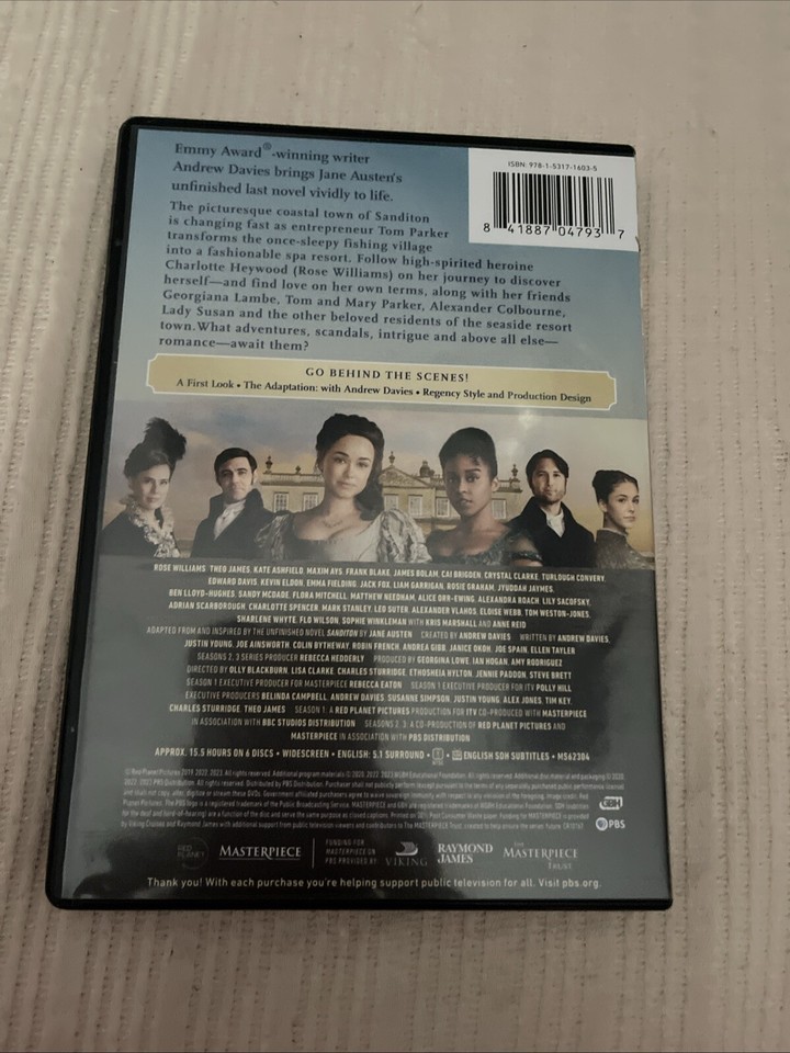 Masterpiece: Sanditon Complete Collection [DVD] Boxed Set Movie ...