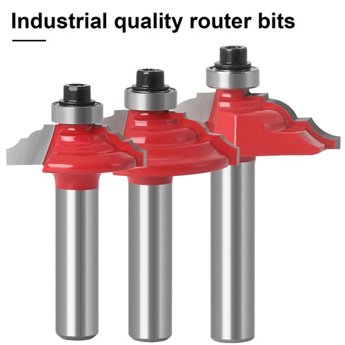 Miter Router Bit Sharp Edge High Precision 8mm Round Shank Carbon Steel ...