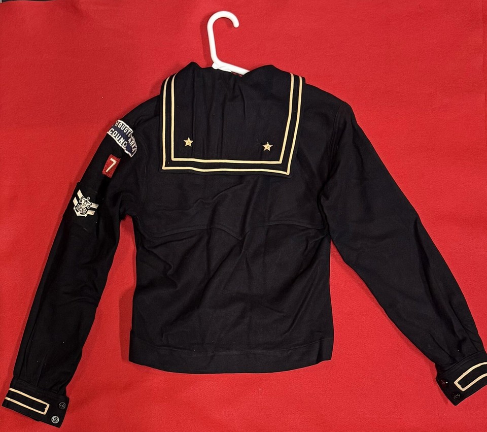 1949-1970s Era Dark Blue Wool Sea Explorer (BSA) Jumper. Crew Leader ...