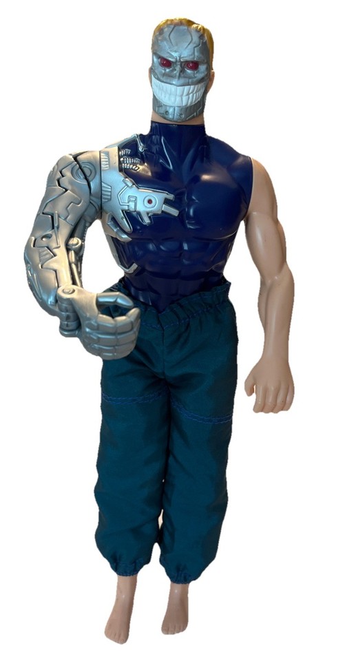 Max Steel Psycho Cyborg VTG Action Figure 1998 Mattel 11" Series gi joe ...