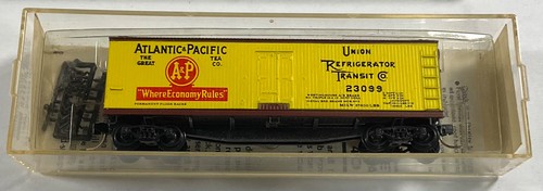 KADEE N Scale UNION REFRIGERATOR A&P 23099 Reefer 40’ Boxcar #47010 ...
