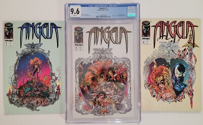 ANGELA lot (3) #1-3 Complete #1 CGC 9.6 ~ T McFarlane, Greg Capullo ...