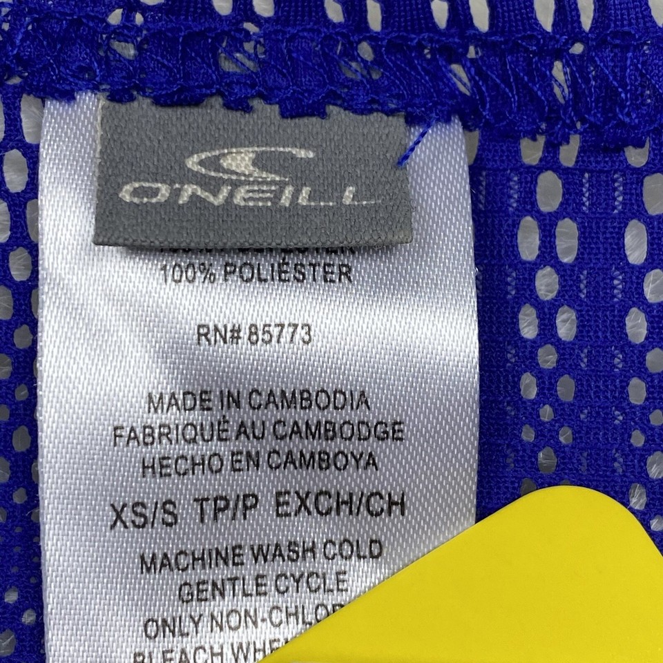 NEW O'NEILL Swim Coverup Mesh Women's Small Royal Blue Cover-Up Shirt ...