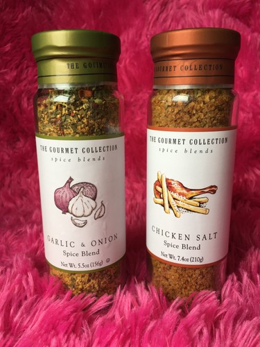 (2) THE GOURMET COLLECTION Spice Blends (GARLIC & ONION & CHICKEN SALT ...