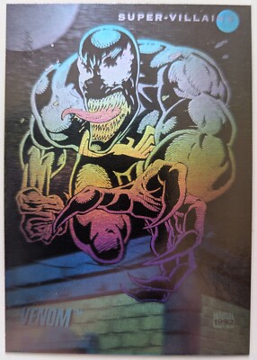 1992 Marvel Impel Hologram Super Villains Card Venom #H-4 NM | eBay
