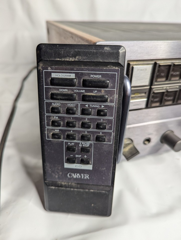 Vintage Carver AVR100 Audio Stereo Receiver Magnetic Field Power ...