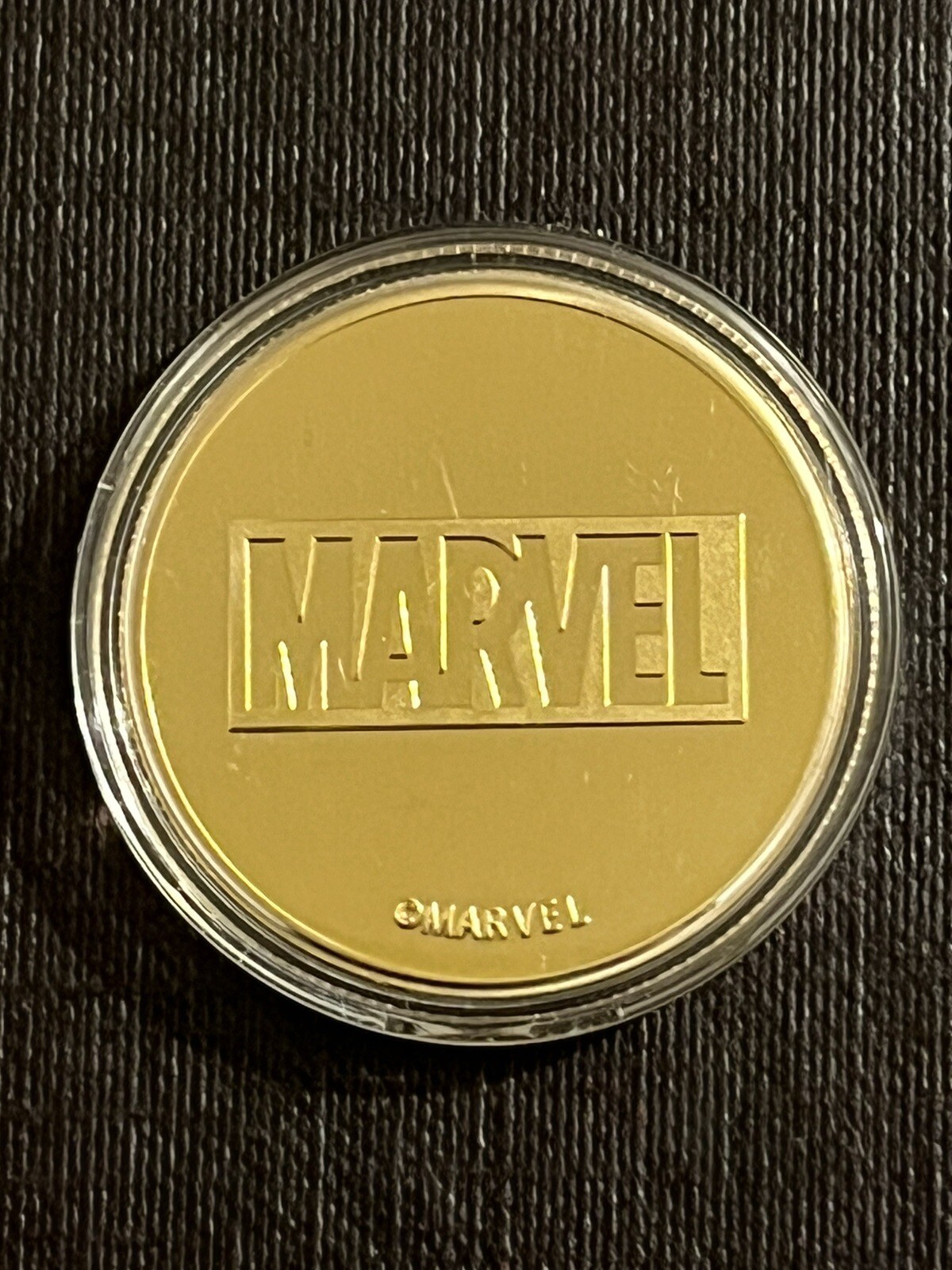 Disney Marvel Avengers WAKANDA FOREVER Black Panther Gold Plated Coin ...