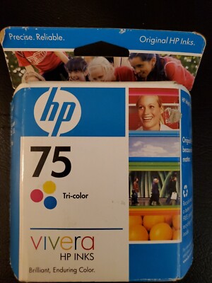 HP 75 TriColor OEM Genuine Printer Ink Cartridge 882780957329| eBay