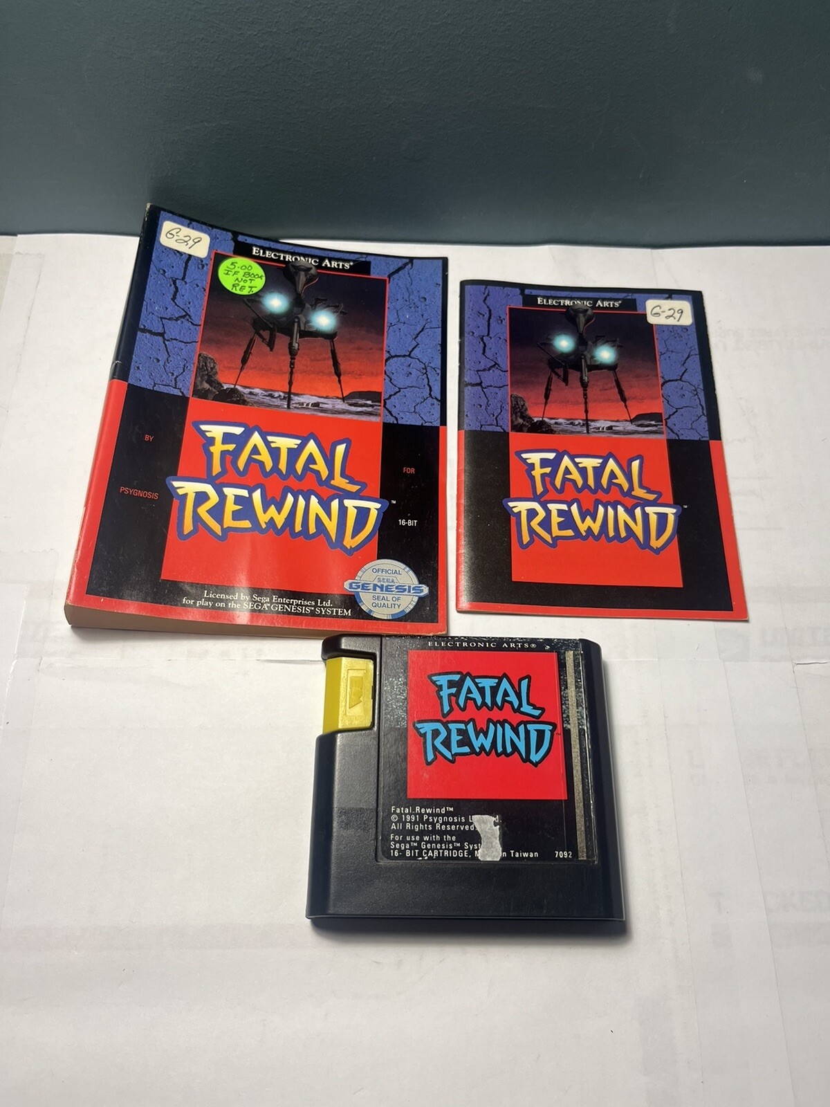Sega Genesis Fatal Rewind Tested Read | eBay