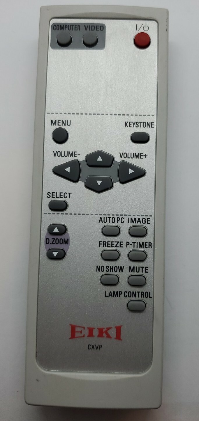 EIKI CXVP Projector Remote Control LCXB31 LCXB41 | eBay