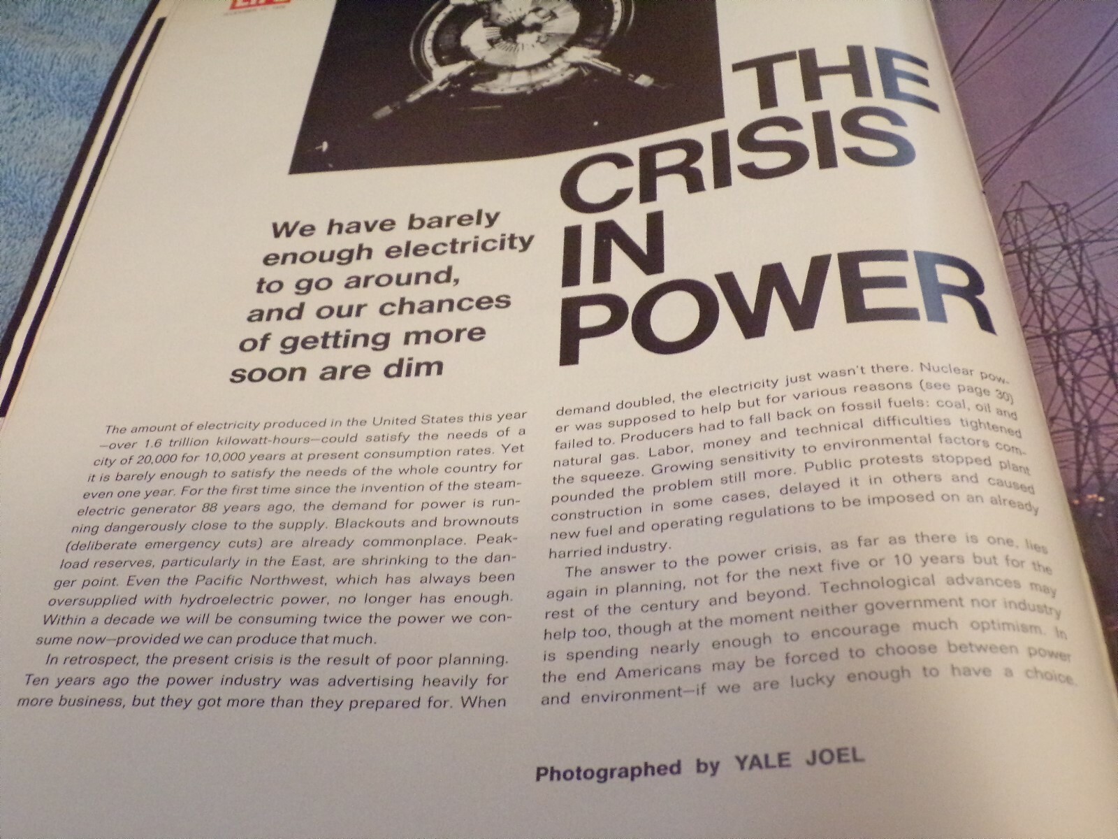 Life Magazine: December 11, 1970 Edition Featuring Model Gunilla ...