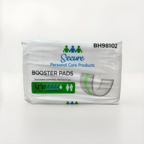 Secure personal care products Ultra Booster Pads 6x30 pieces, 12" Long ...