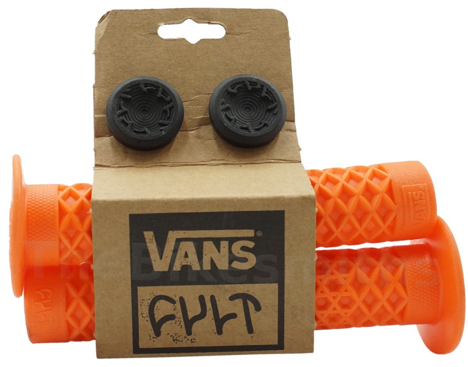 ODI Vans x Cult Flange BMX Grips Soft Waffle Design Long 150mm Length ...