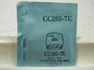 GS CC295-7E Watch Crystal Fit Hamilton 9026 9036 Gwen Lady Gay G 12.2 x ...