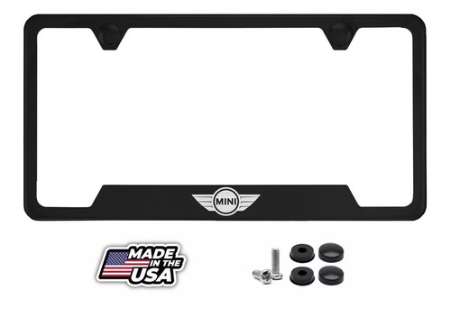 Black License Plate Frame For Mini | eBay