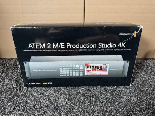 Blackmagic Design ATEM 2 M/E Production Studio 4K Fully Tested! Damaged ...