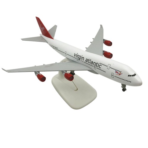 1/400 Scale 20cm Virgin Atlantic B747 Alloy Plane Model Collection ...