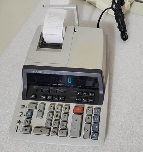 Sharp Compet QS-2760H Electronic Printing Calculator 12-Digit Tested ...