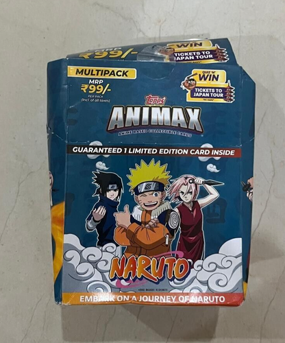 Topps Animax 2024 Official Naruto Collectible Card Game (Multipack of ...