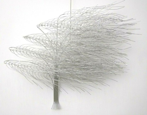 Silver Painted Copper & Brass Windy Willow Tree Metal Wall Art ...