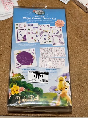 NEW, Disney Tinker-bell Photo Frame Decor Kit Self-Stick | eBay