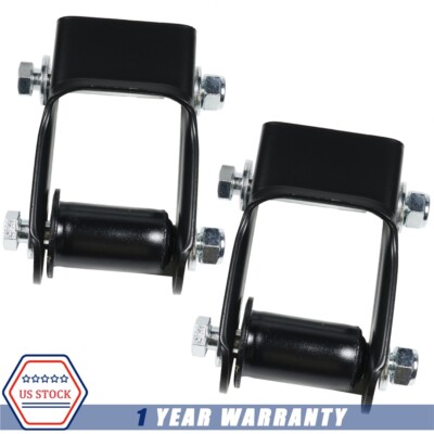 Pair Leaf Spring Shackle Rear LH & RH Set NEW For Chevy Blazer S10 GMC ...