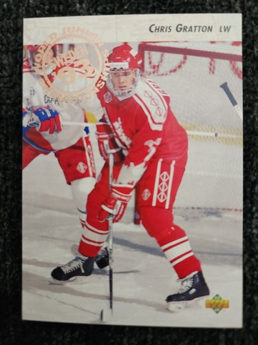 1992-93 Upper Deck - World Juniors Championships #590 Chris Gratton (RC ...