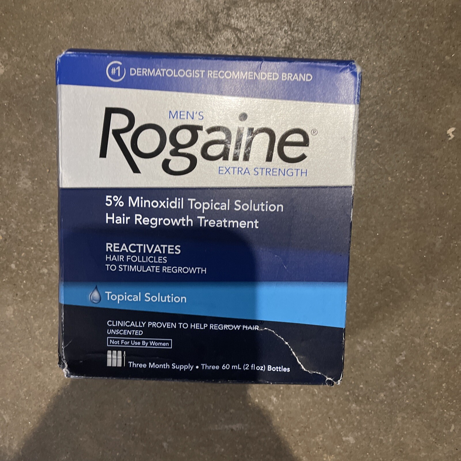 Rogaine Men's Extra Strength Topical Solution 3 Month Supply Unscented ...