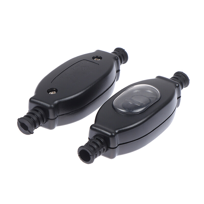 Waterproof in line switch cord switch round wire double cut switch Dust ...