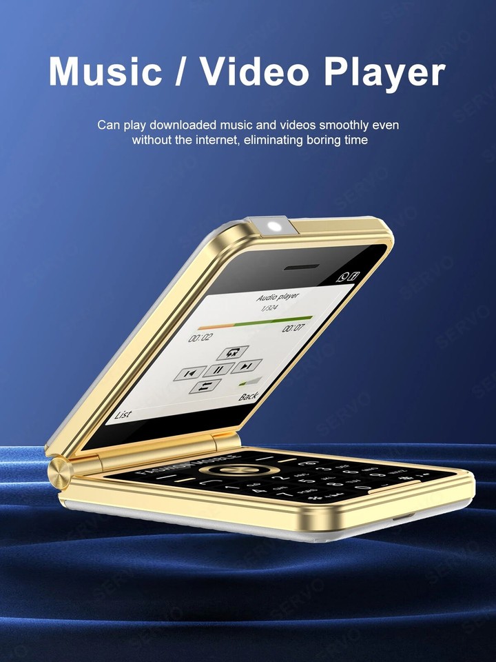 2.4" Unlocked Luxury SERVO P21 Flip Mobile Cell Phones 4 SIM Card Magic ...