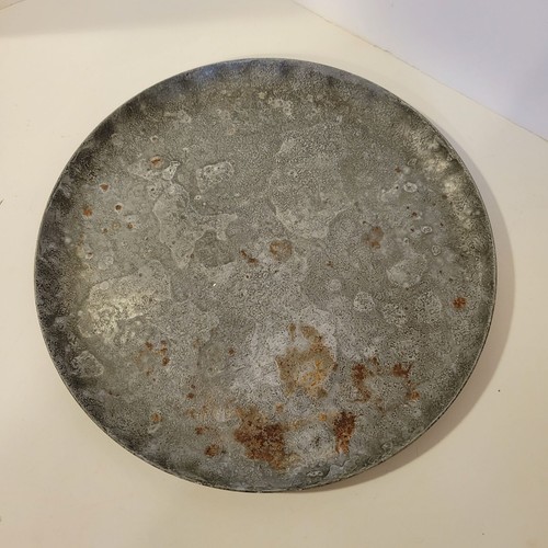 Vintage Unique Hand Crafted 9.25" Round Metal Plate | eBay