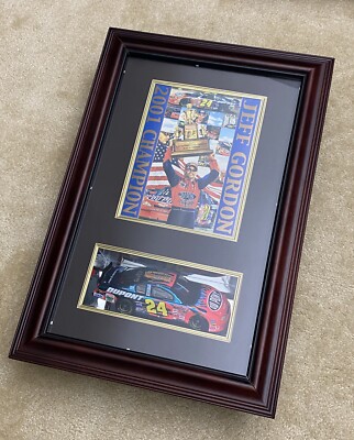 2001 Nascar Champion Jeff Gordon Thomas Pacconi Display Case & Diecast ...