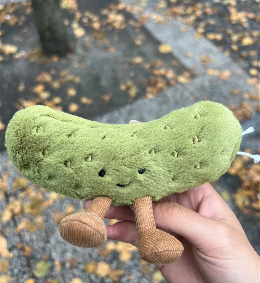 Jelly cat - Amusable Green Sour Pickle Plush Cute Collectible Soft ...