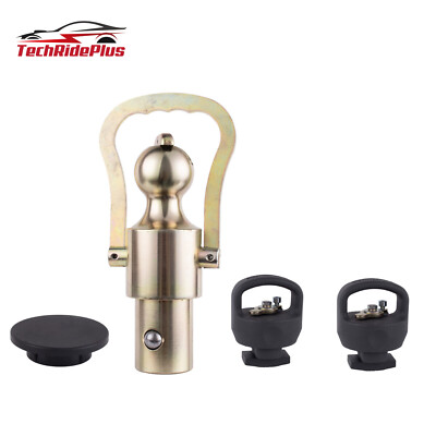 GNXA2061 Gooseneck Ball & Safety Chain Kit for Ford/GM/Nissan Trucks ...