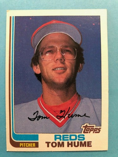 1982 Topps Baseball Card #763 Tom Hume Cincinnati Reds | eBay