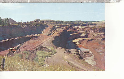 Typical Open Pit Iron Ore Mine Mesabi Range Minnesota Chrome Postcard ...