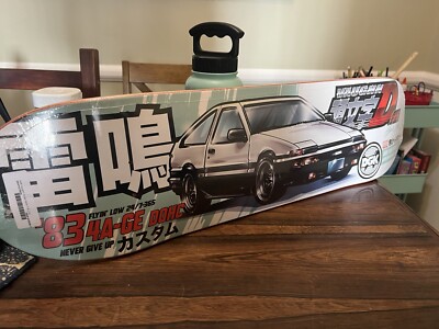 Ae86 skateboard initial D style jdm DGK 7.9 deck vaughn rare 4age Dohc ...