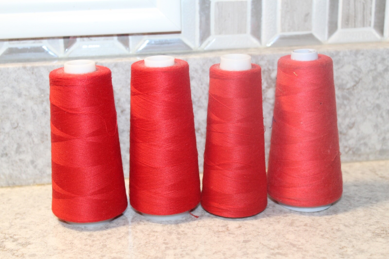 Lot of 4 Serger TALON SureLock Sewing Cone Thread Spools 100% Spun ...