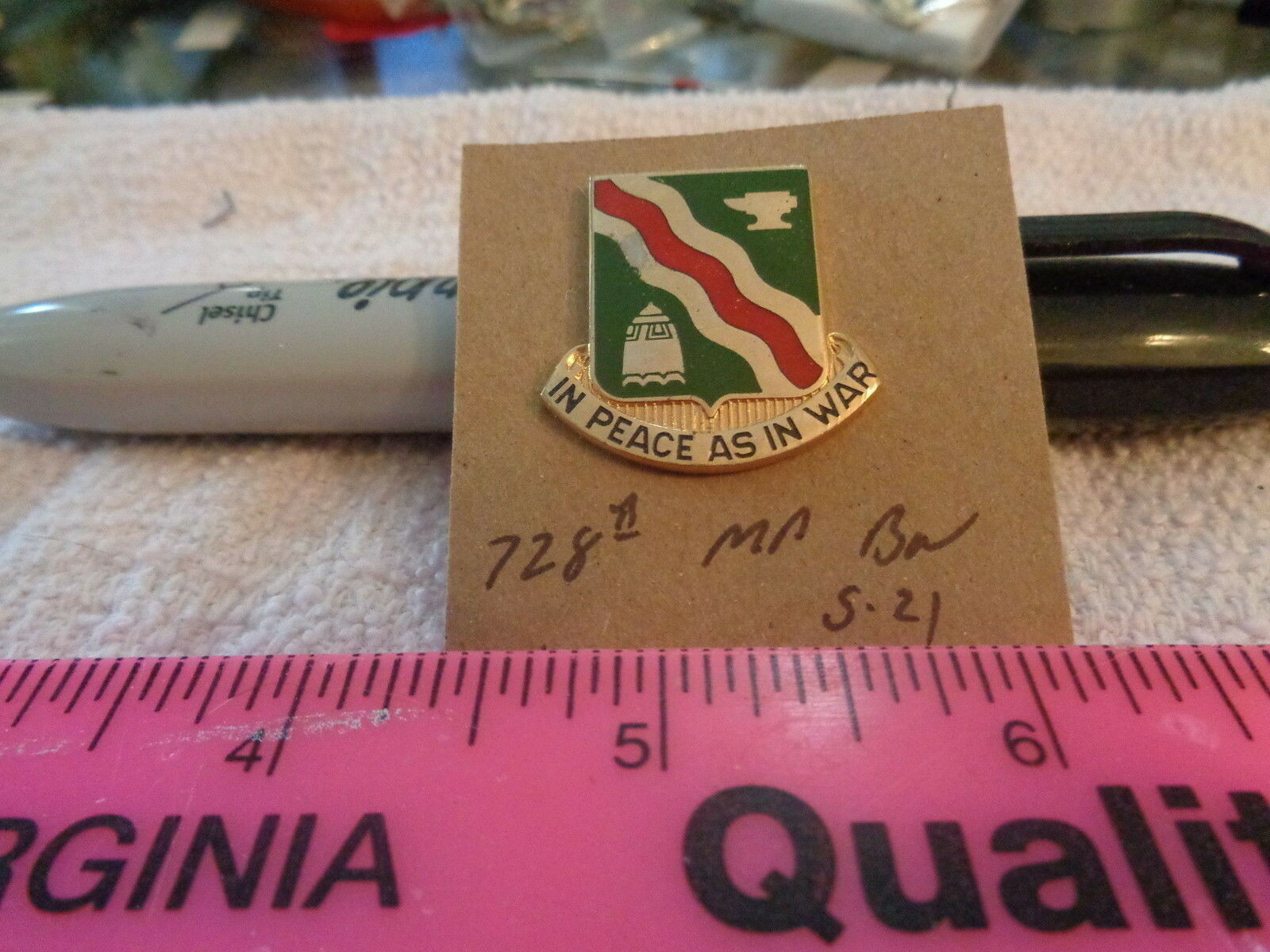 728th Military Police Battalion S-21 Unit Crest, DI, DUI (DRAW#32) | eBay