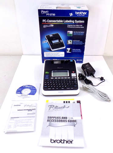 Brother PT-2730 PC-Connectable Labeling System ~ P-Touch ~ Complete | eBay