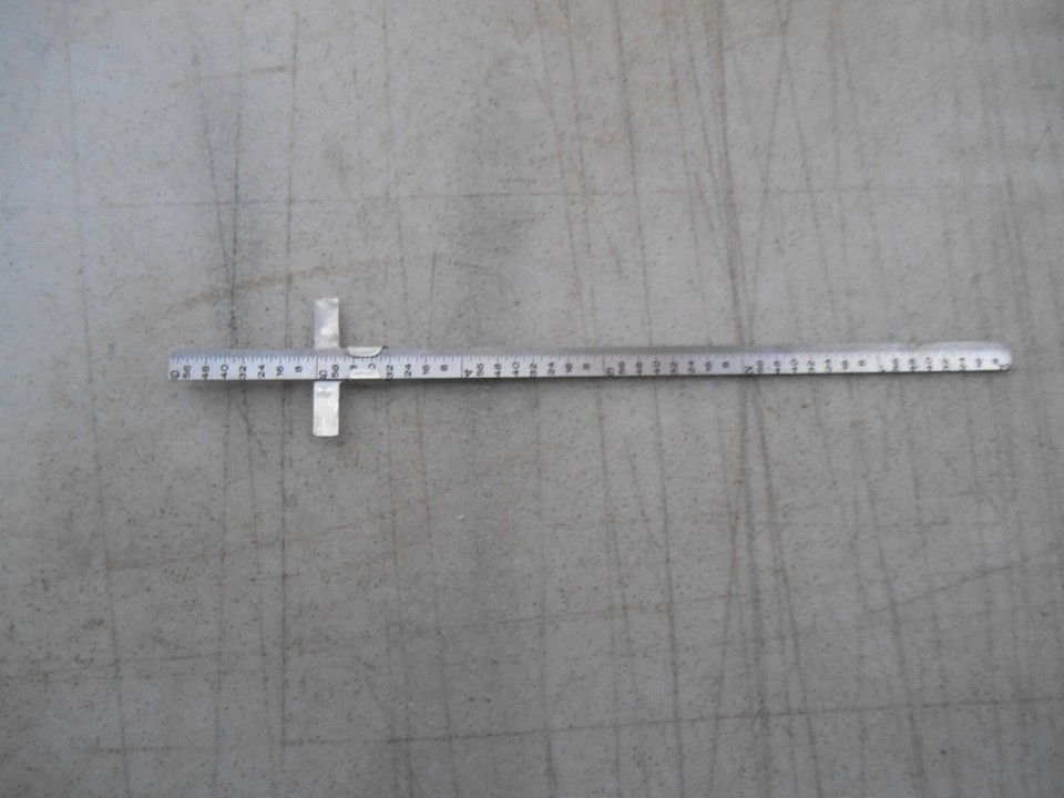 Pec 7305 6in Pocket Ruler w/clip USA Stainless Steel | eBay