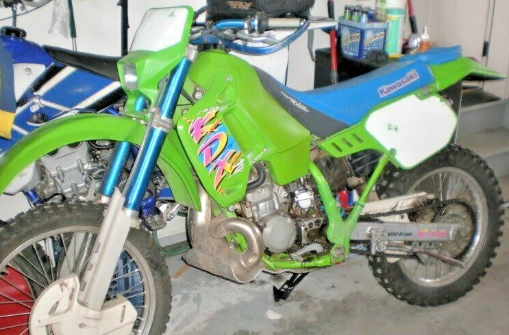 Custom Graphics For Kawasaki KDX125 KDX200 KDX 200 Decal sticker Kit ...