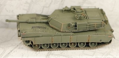 Artitec #6870138 U.S. M1 Abrams Tank Green Train Load 1/87 HO Scale | eBay