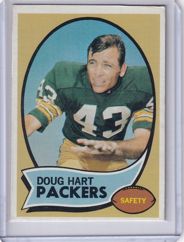 1970 Topps Football #2 Doug Hart RC - Green Bay Packers | eBay