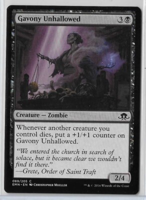 MTG Gavony Unhallowed Eldritch Moon (EMN) Common Magic Card #089/205 ...