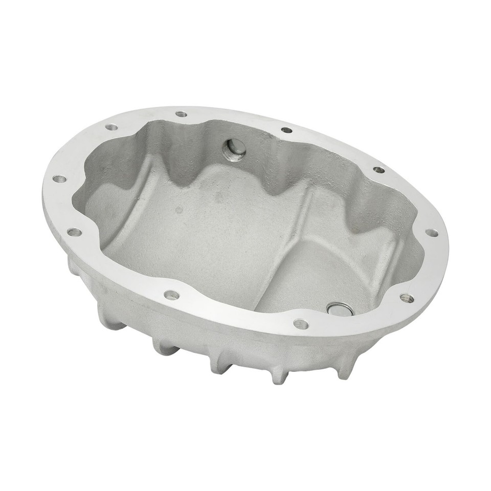 Dana 35 Finned Raw Finish Rear Aluminum Differential Cover For Jeep TJ ...