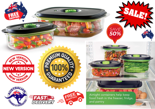 FoodSaver 2116382 Vacuum Containers 1 3 Cup 1 10 Cup Clear Count 2 ...