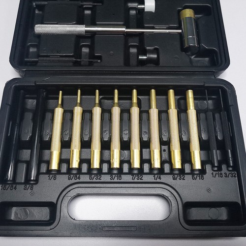 Portable Professional Roll Pin Punch Set Double-Faced Hammer Punches ...