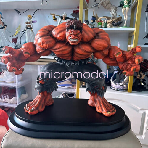 Red Hulk Resin Statue 1/4 Scale Painted Model In Stock Custom-made ...