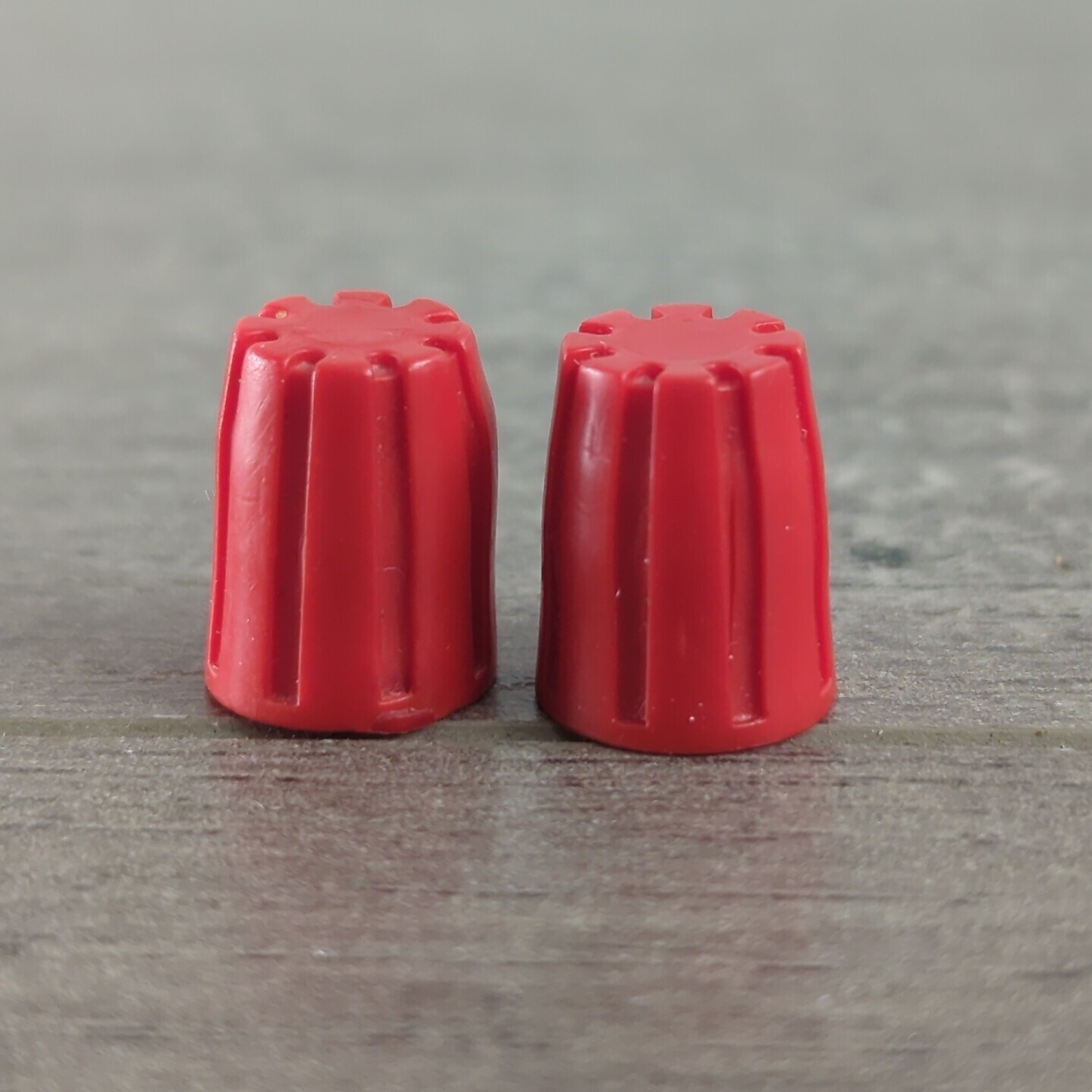 Radio Shack Ice Hockey Game Replacement Original Parts 2 Red Control Knobs Caps | eBay